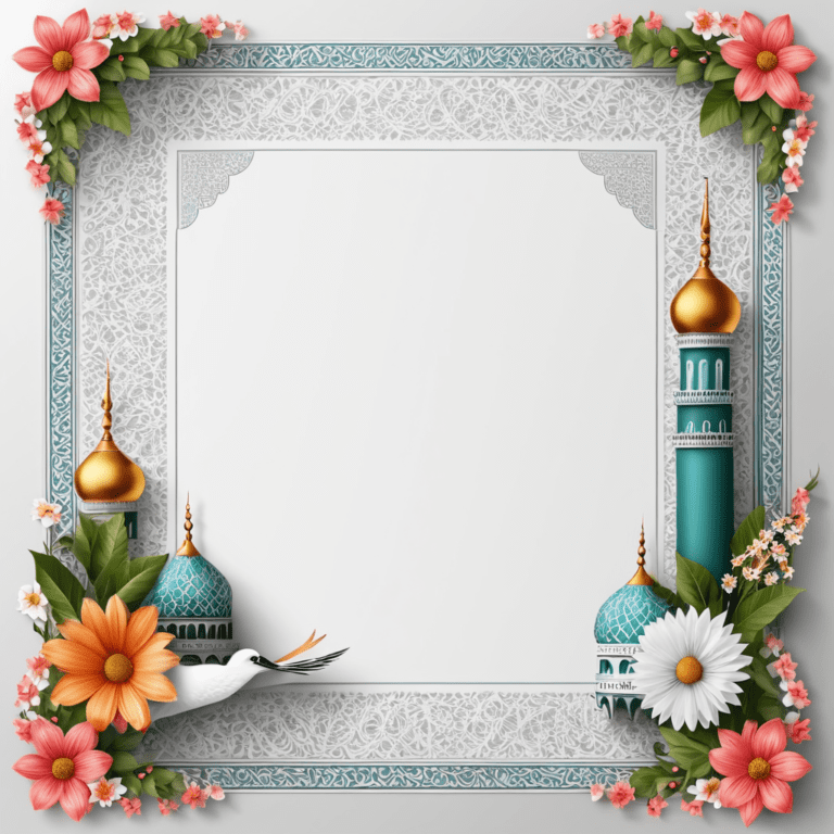 135+ HD Free Islamic Frames Collection | (2025) Khiyalee