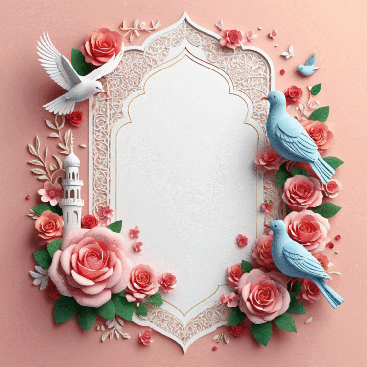 135+ HD Free Islamic Frames Collection | (2025) Khiyalee